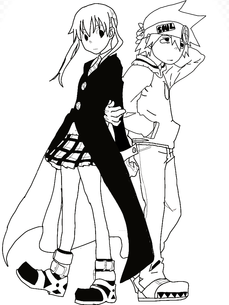 Maka e Soul de Soul eater - ibisPaint