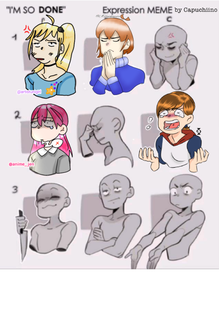 Expression meme collab - ibisPaint