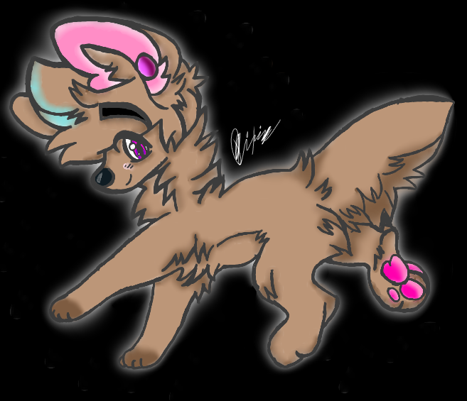 Blue the wolf pup - ibisPaint