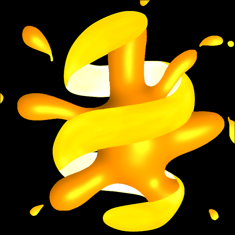 Orange splash - ibisPaint