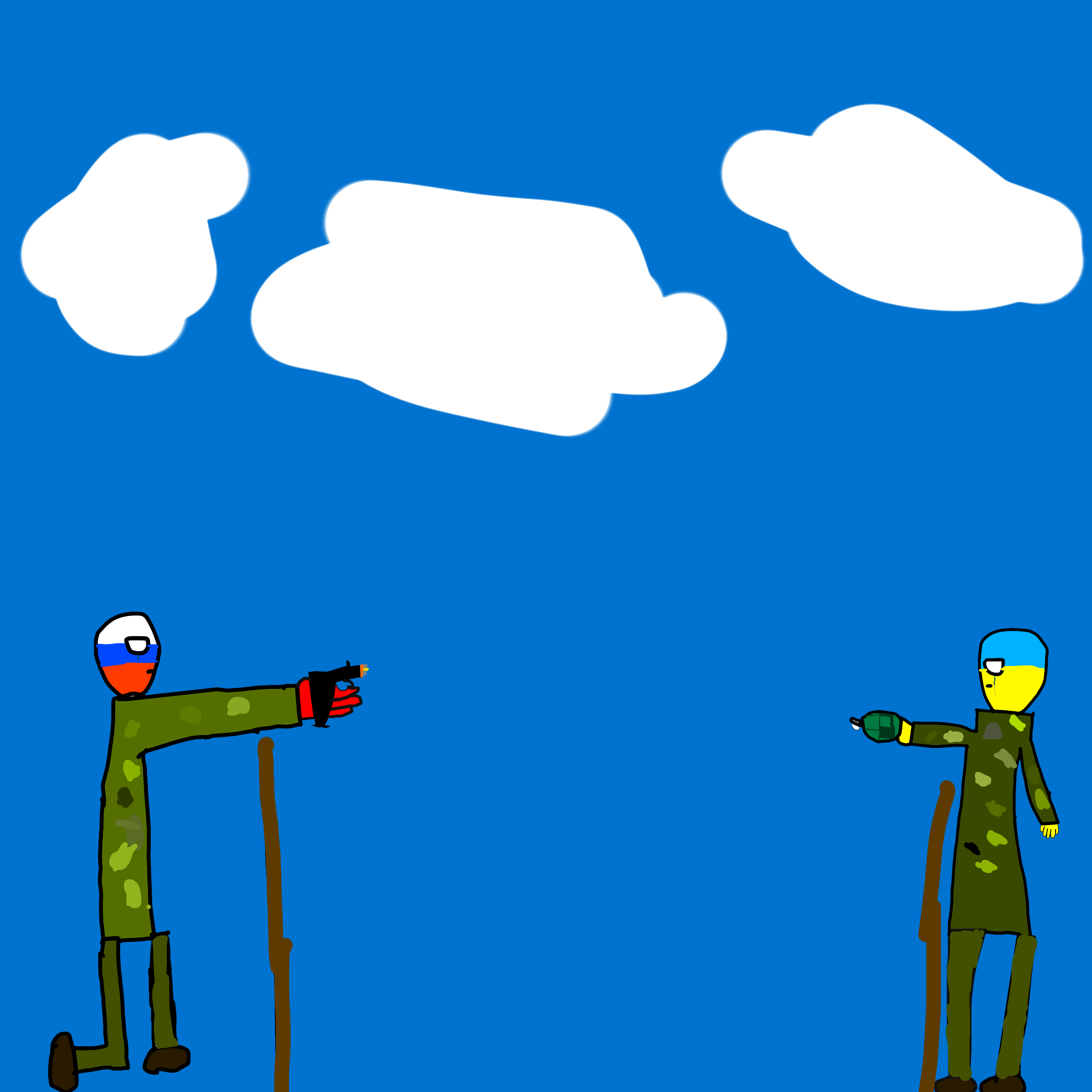 Ukraine and russia war - ibisPaint