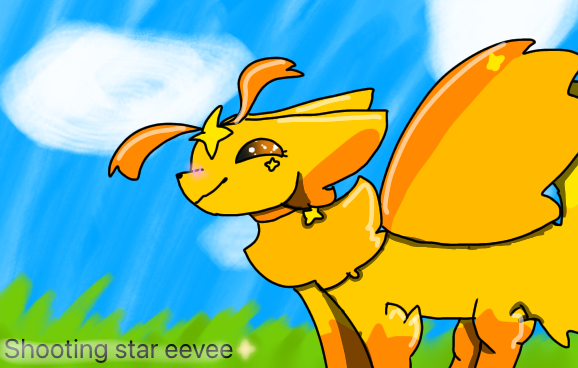Shooting star eevee - ibisPaint