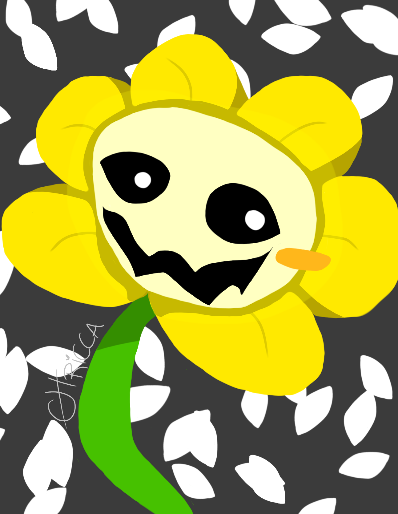 Flowey - ibisPaint