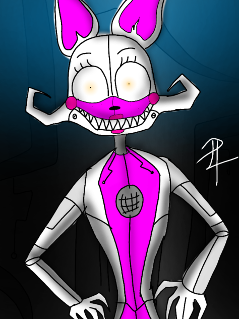 fnaf animated funtime foxy speedpaint - ibisPaint