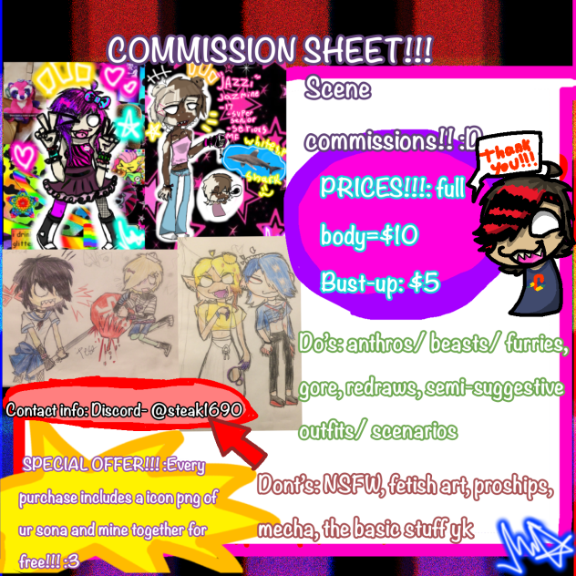 COMMISSIONS!!! - ibisPaint