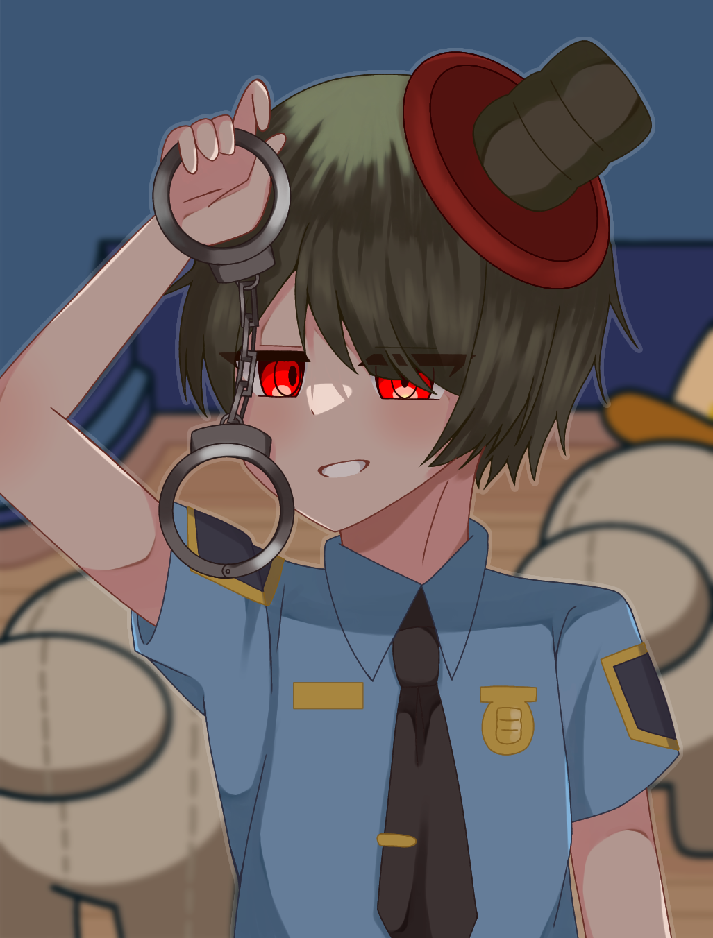 バランス崩壊してる警官iemonさん - ibisPaint