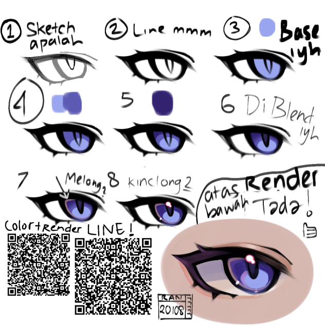 Tutorial mata abal-abal - ibisPaint