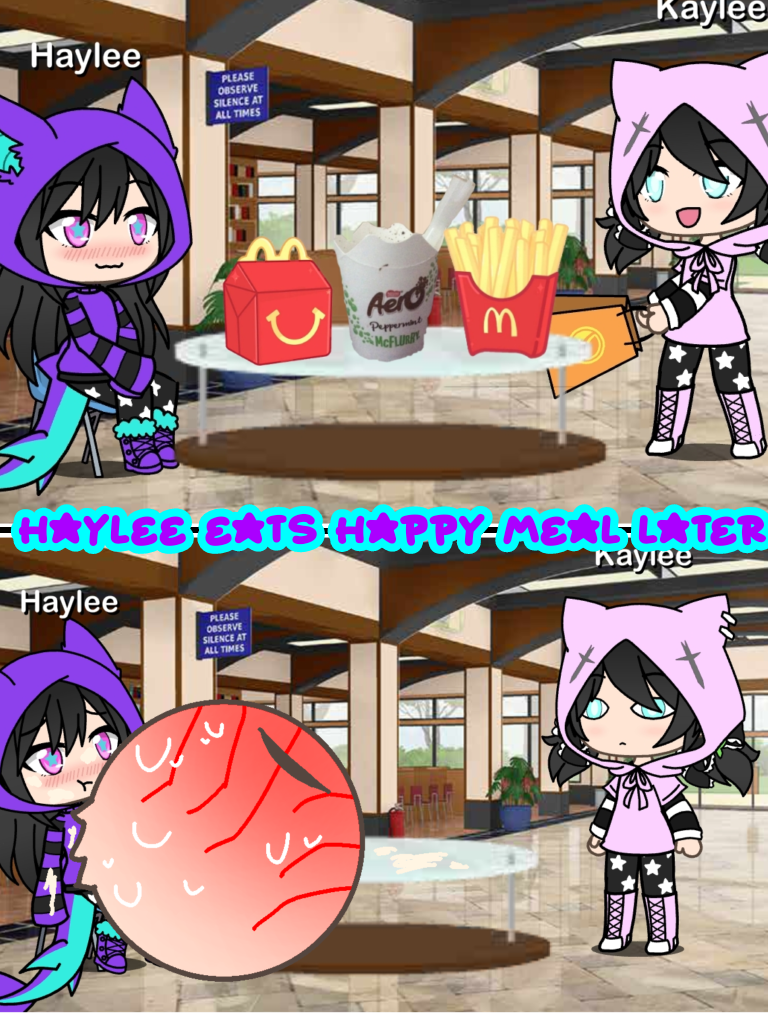 Haylee Eats Happy Meal Later - ibisPaint