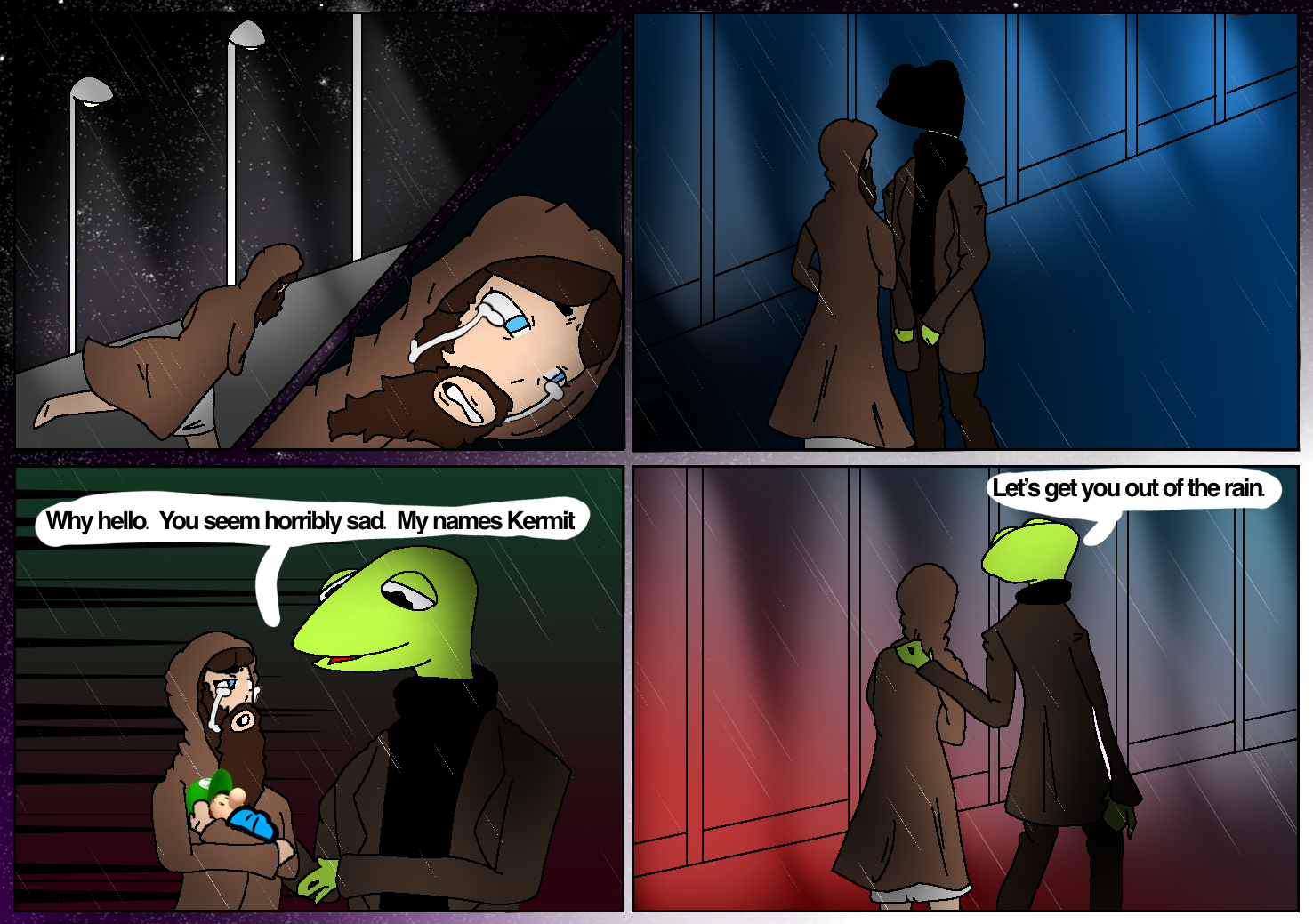 Jesus X Shrek part four Jesus X Kermit - ibisPaint