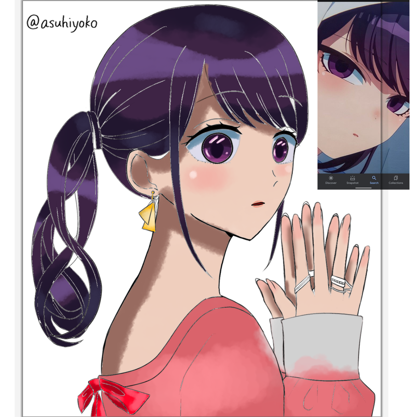 Coloring @asuhiyoko's masterpiece - ibisPaint
