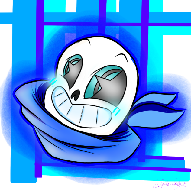 Underswap Sans, -SPEEDDRAW- - ibisPaint