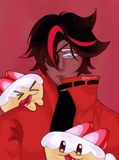 red velvet cookie - ibisPaint