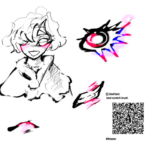 amazing scretch and lineart brush - ibisPaint