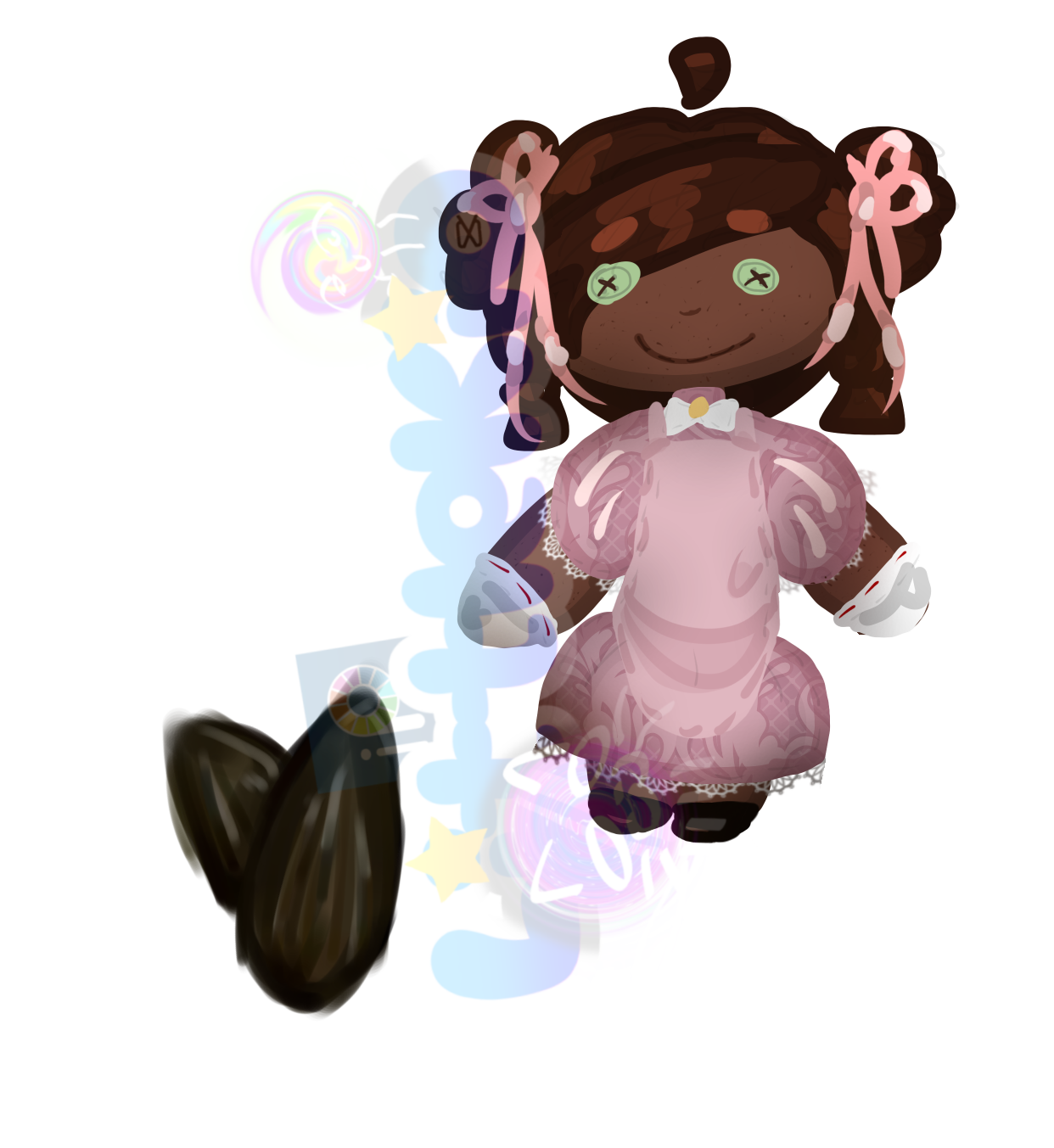 The doll & seeds - ibisPaint