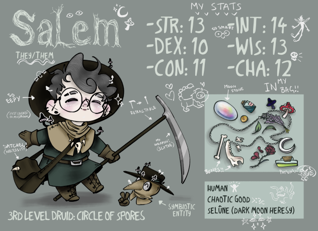 Self Insert dnd OC - ibisPaint