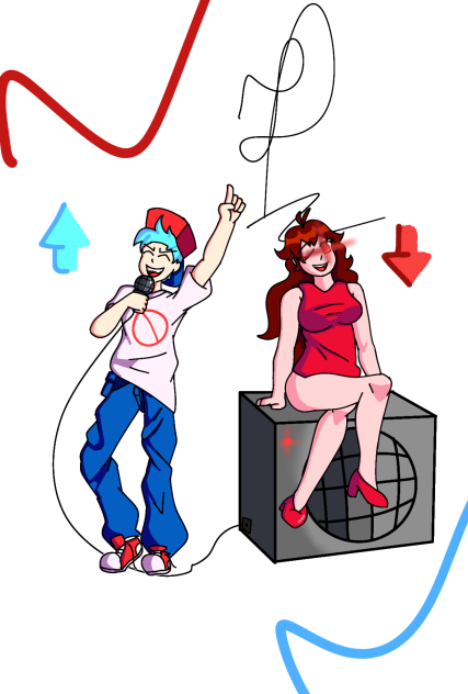 Bf And Gf (Friday Night Funkin) - ibisPaint