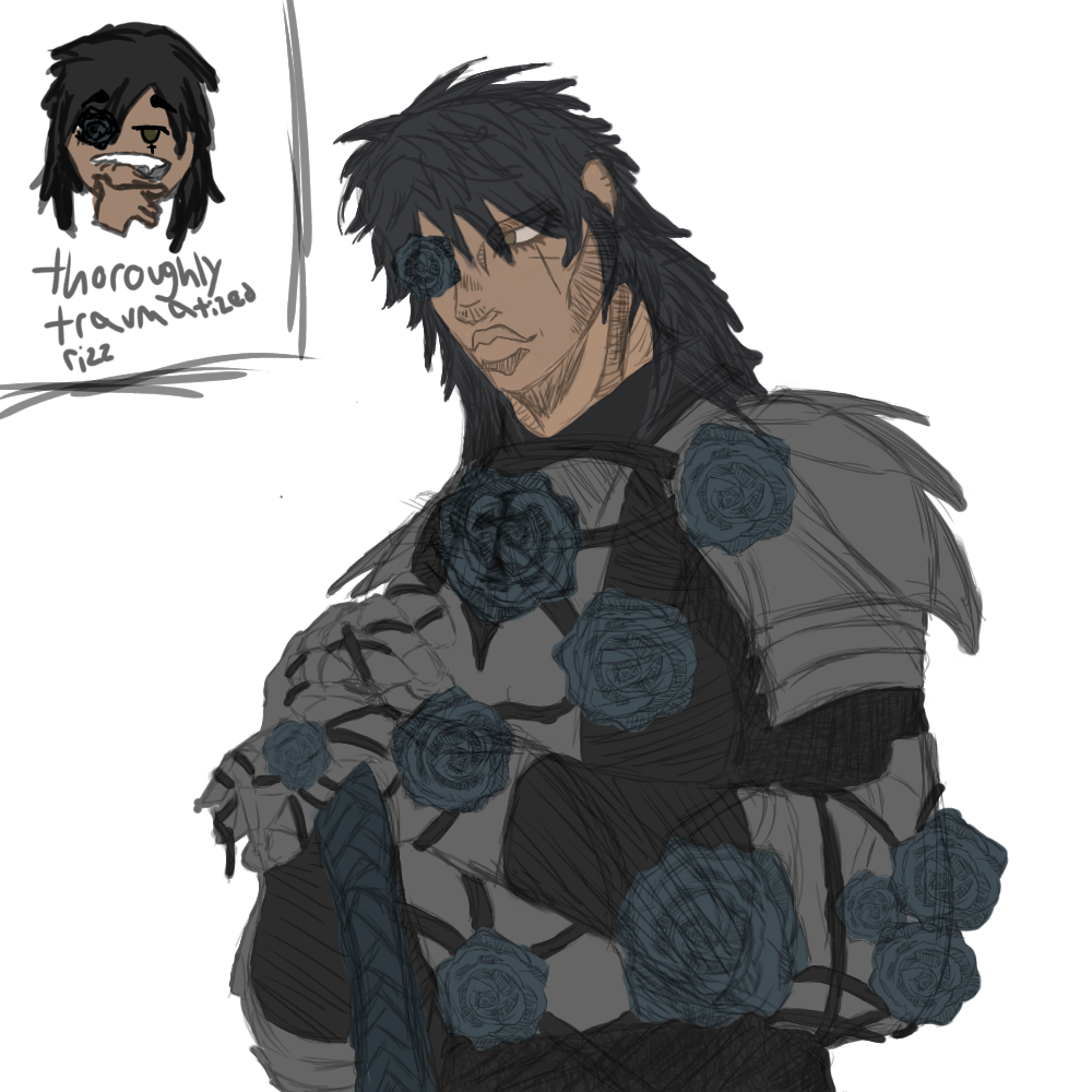 FLOWER KNIGHT WITH RIZZ - ibisPaint