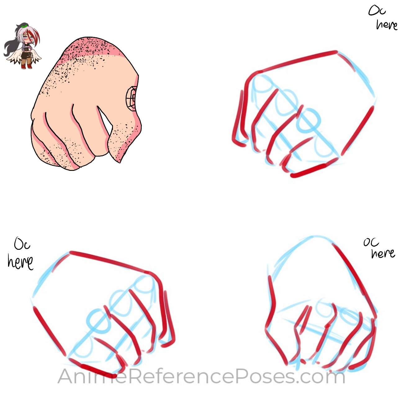 Oc hand color collab - ibisPaint