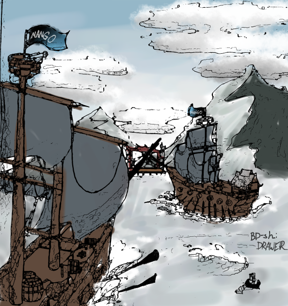 Ships sailing - ibisPaint