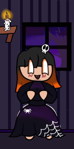 Pooky the Spooky girl - ibisPaint
