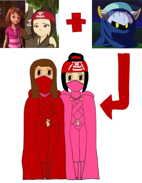 Wendy And Suzume As Meta Knight Cloak. - ibisPaint