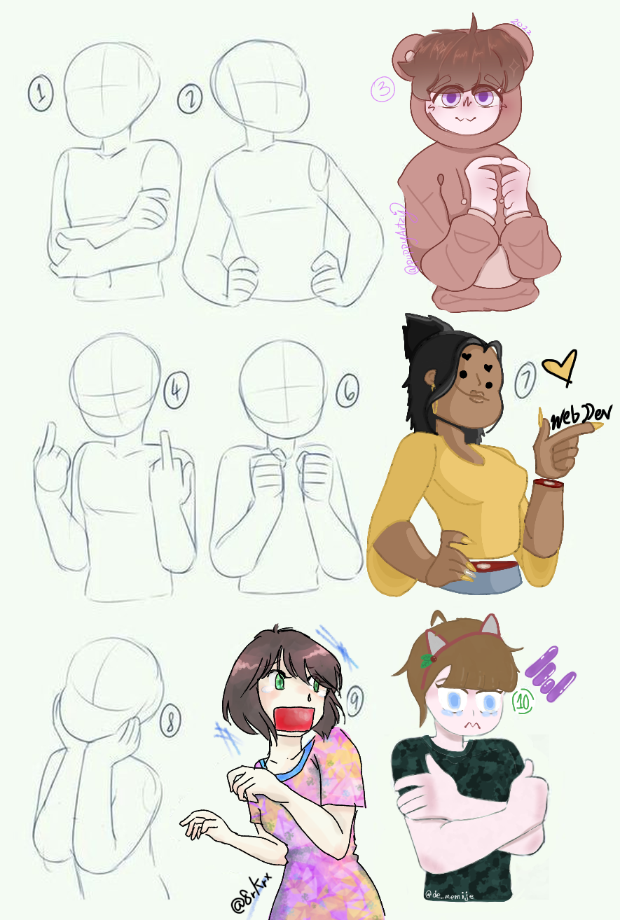 Pose collab - ibisPaint