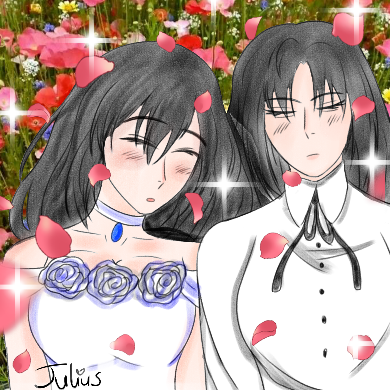 Amy and Selena - ibisPaint