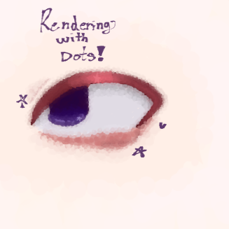Rendering Eyes with Dots pt1! - ibisPaint