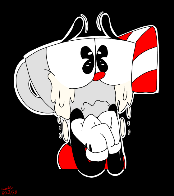 Sad cuphead - ibisPaint