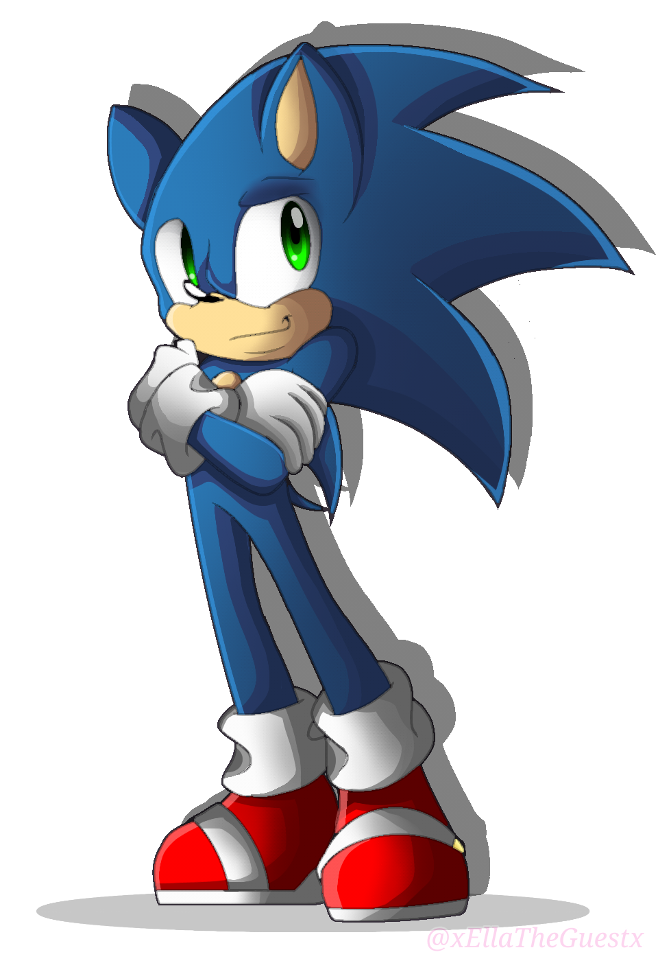 SPEEDPAINT. SONIC THE HEDGEHOG - ibisPaint