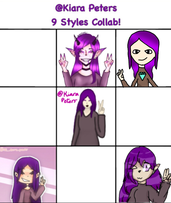 9 styles collab - ibisPaint