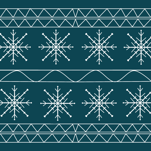 Snowflakes Winter Pattern (ver 2.) - ibisPaint