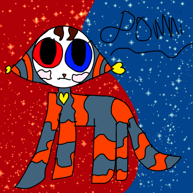 Pomni as a cat - ibisPaint