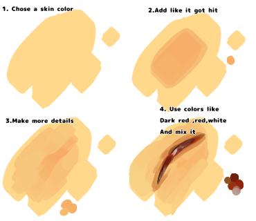 Tutorial how I draw scars! - ibisPaint