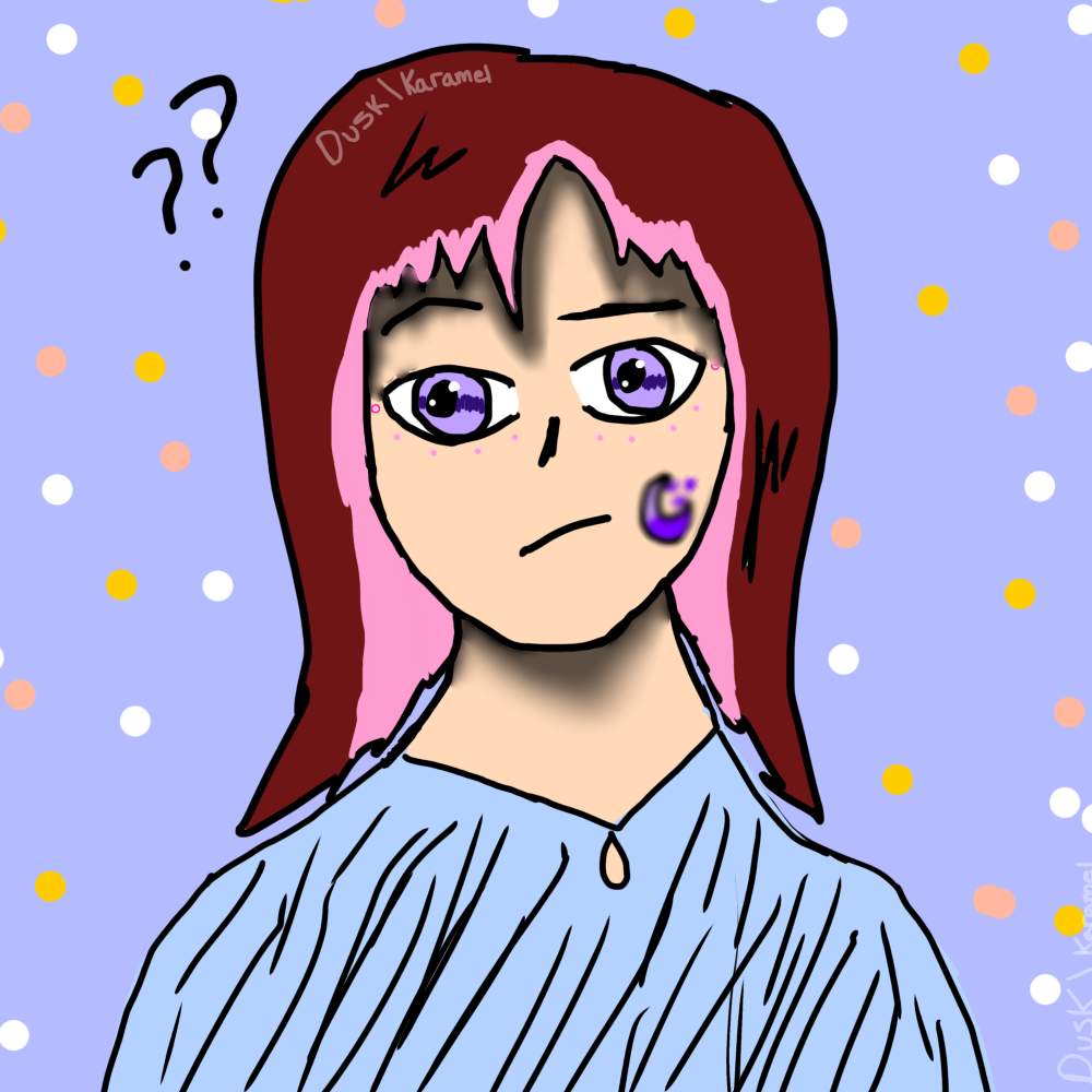 Confused anime character - ibisPaint