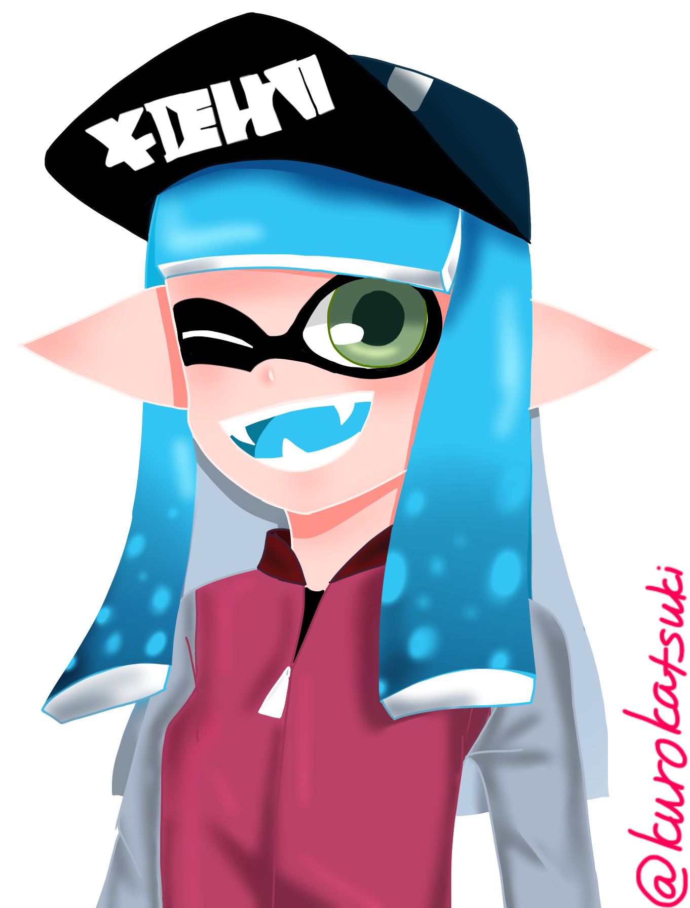 inkling girl - painting practice - ibisPaint