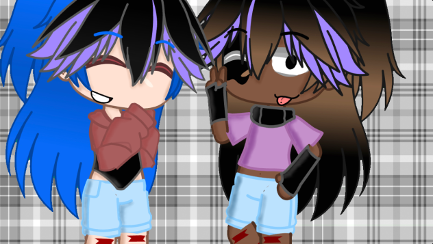 Bernard and Sin as Teens - ibisPaint