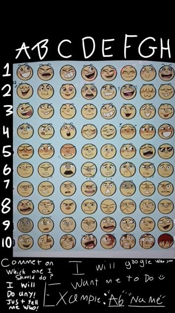 Character chart. - ibisPaint