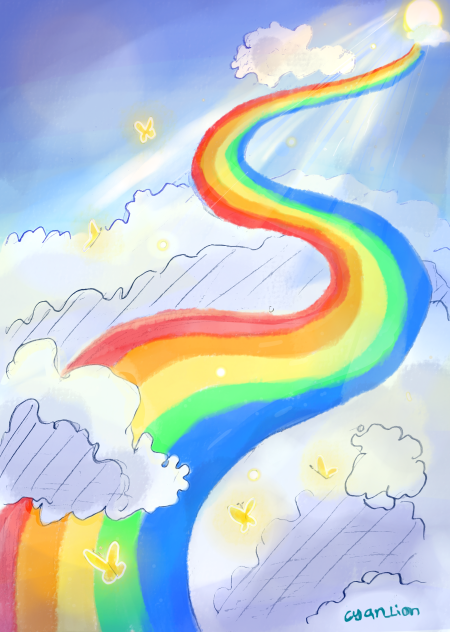 Rainbow whaaa - ibisPaint