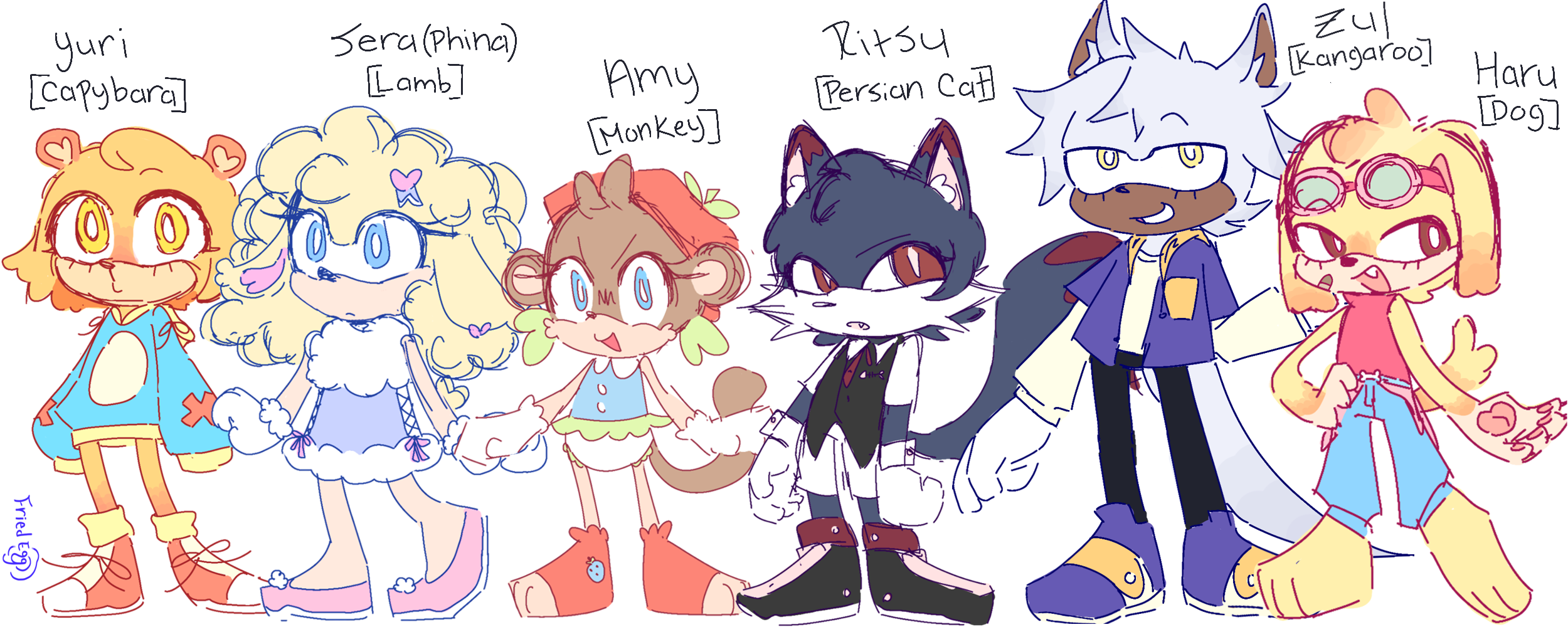 The Rest Of The Crew - ibisPaint