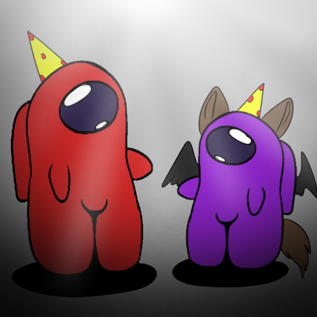 Shi-No Plays Among Us (crap post) - ibisPaint