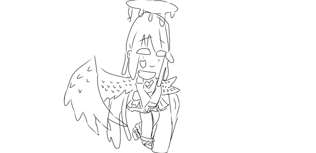 angel drawing (gacha) - ibisPaint