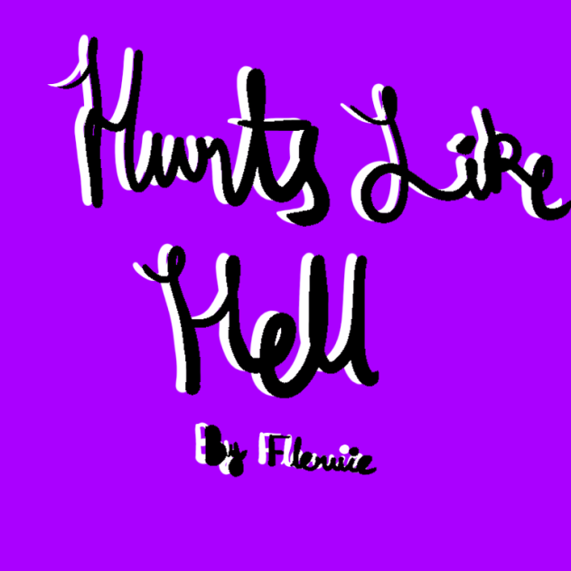 Hurts like hell (text) cover - ibisPaint