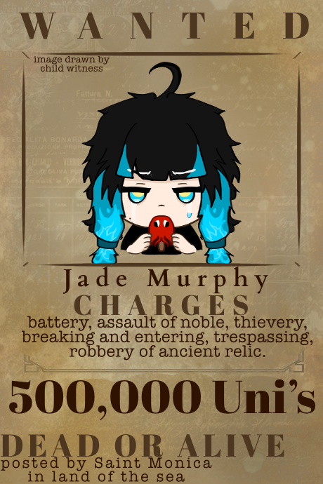 Jade Murphy’s Wanted poster - ibisPaint
