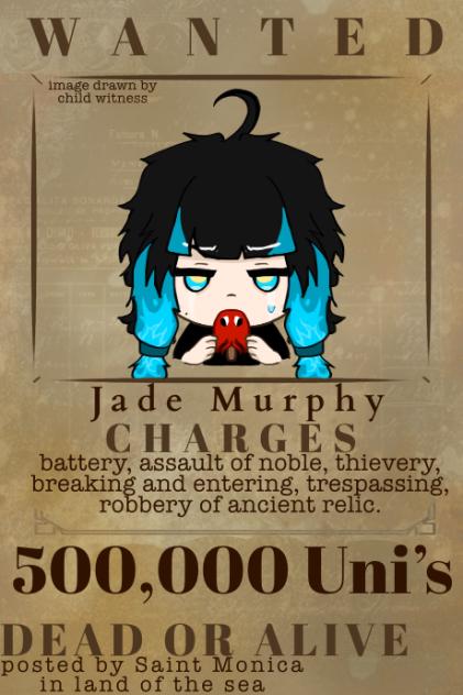 Jade Murphy’s Wanted poster - ibisPaint
