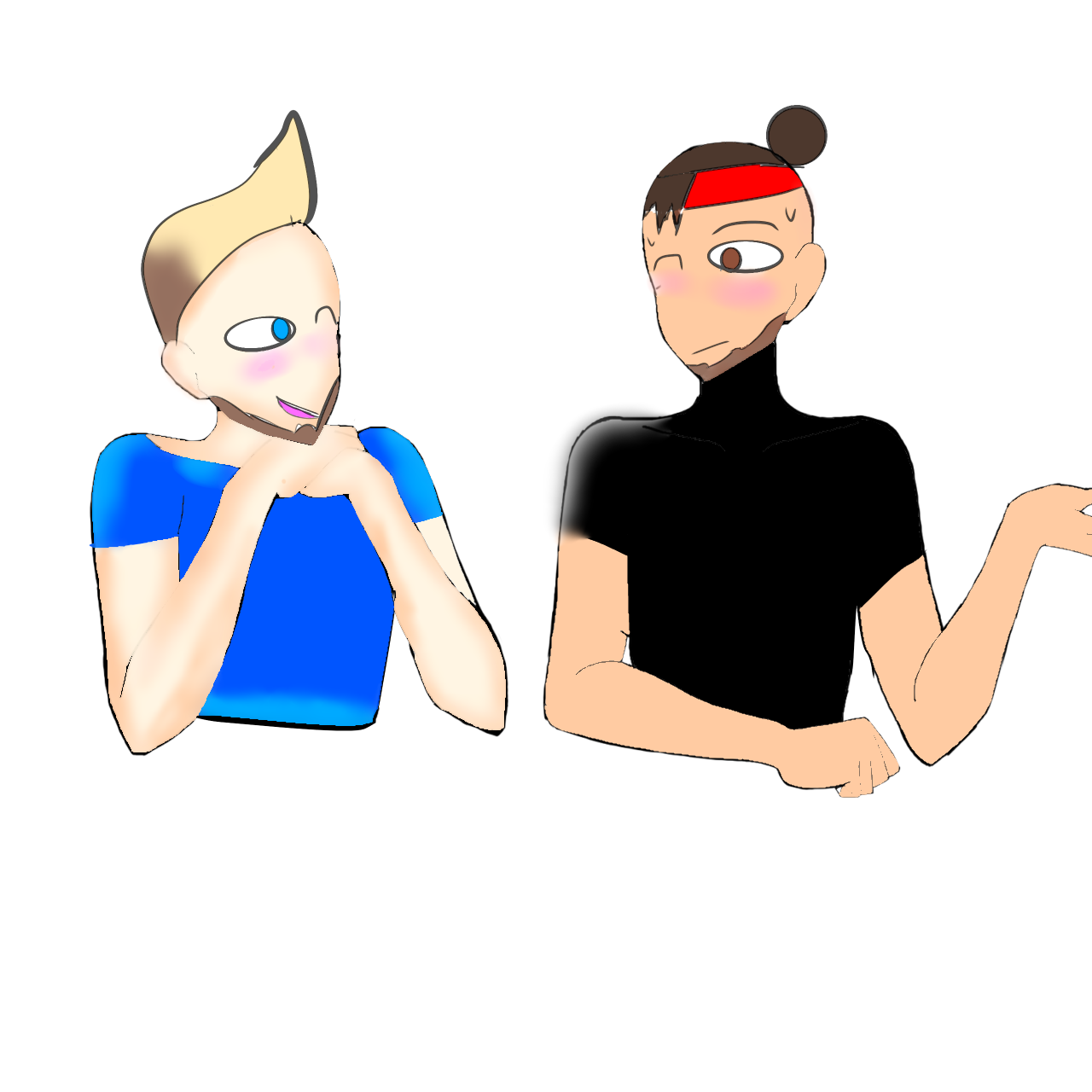 Narrator and Eddie talking - ibisPaint