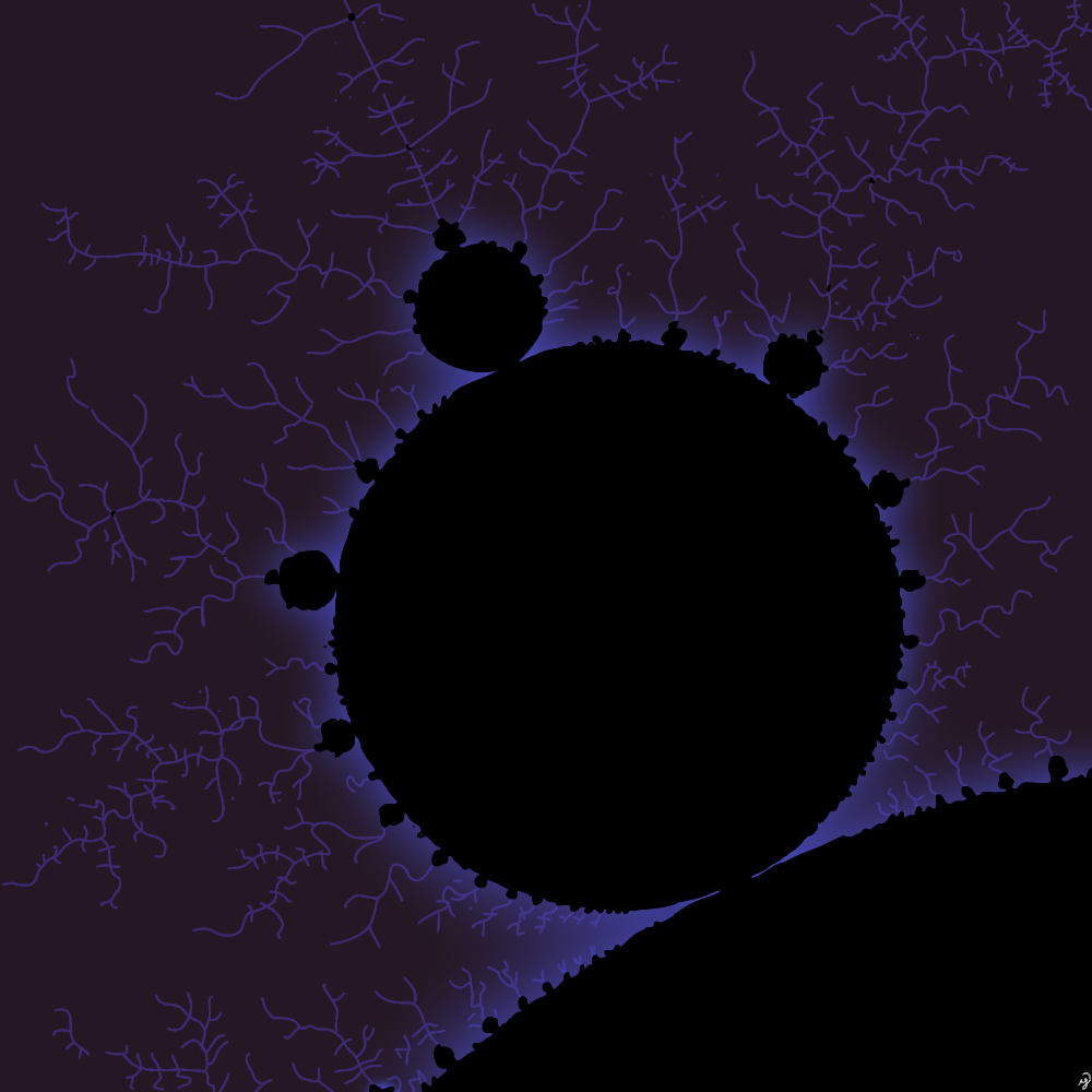 Blue Sky, Black Trees - ibisPaint