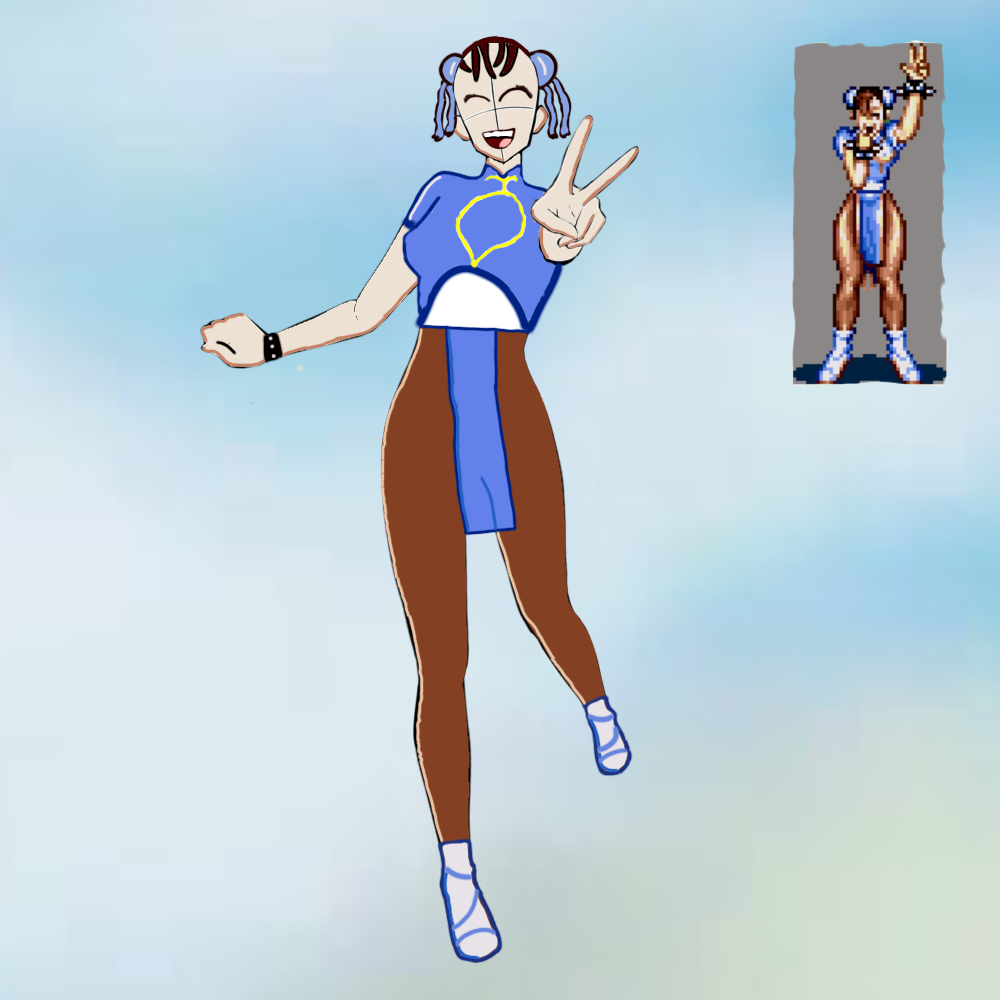 chun li from street fighter - ibisPaint