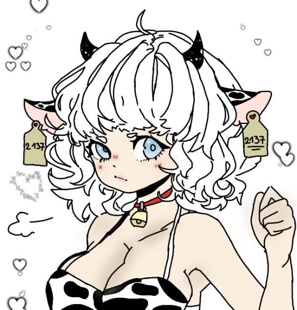 girl cow - ibisPaint