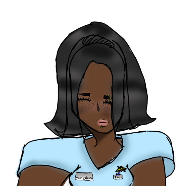 Nursing home worker - ibisPaint